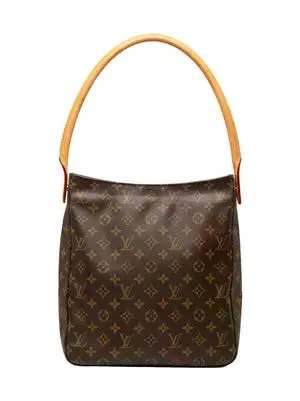 LOUIS VUITTON 2000 Monogram Looping Gm - Brown