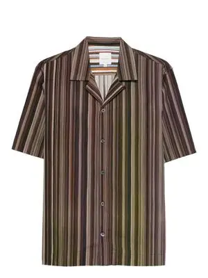 Paul Smith Striped Regular-fit Shirt - Brown