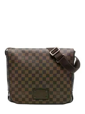 LOUIS VUITTON 2011 Damier Ebene Brooklyn Mm - Brown