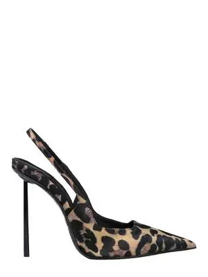 LE SILLA Amelia Leopard-print Slingback Pumps - Neutrals