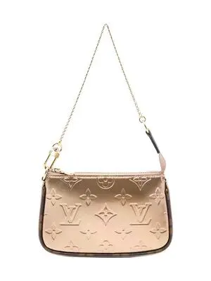 LOUIS VUITTON 2021-2025 Monogram Vernis Mini Pochette Accessoires - Pink
