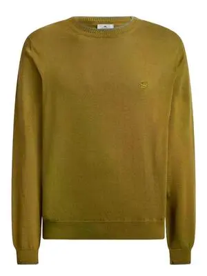 Etro Pegaso-embroidered Jumper - Green