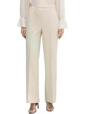 OUI Straight Leg Trousers - Neutrals