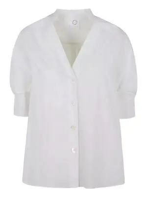 Mantū Puff-sleeve Shirt - White