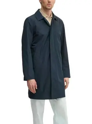 LINDBERGH Collared Coat With Pockets - Blue