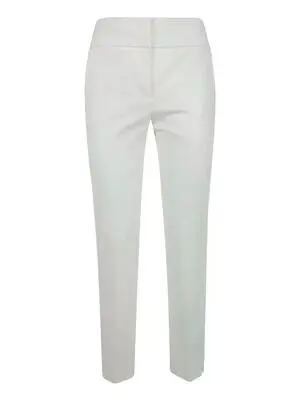 Peserico High-waisted Trousers - White