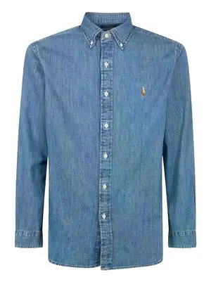Polo Ralph Lauren Logo-embroidered Shirt - Blue