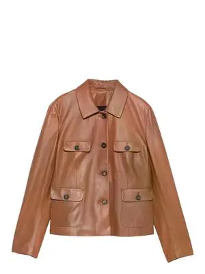 Tagliatore Buttoned Chest-pocket Jacket - Brown