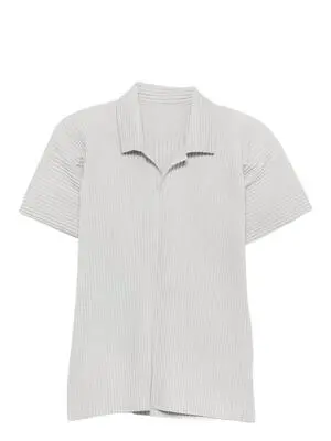 Issey Miyake V-neck T-shirt - Grey