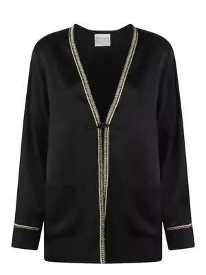 FORTE_FORTE Crystal-embellished Jacket - Black