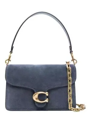COACH Tabby Calf Suede Shoulder Bag - Blue