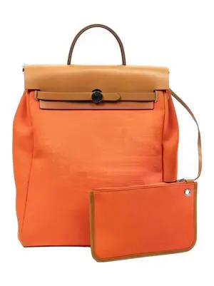 Hermès Herbag A Dos Pm Backpack - Orange