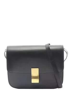 Celine 2016 Medium Classic Box Crossbody Bag - Black