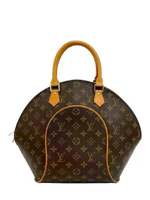 LOUIS VUITTON 2000 Monogram Ellipse Pm Handbag - Brown