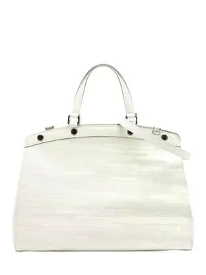 LOUIS VUITTON Epi Brea Mm Satchel - White