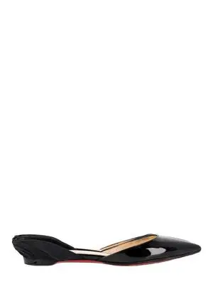 CHRISTIAN LOUBOUTIN Slingback Ballet Flats - Black