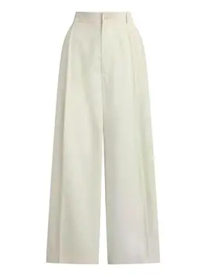 Ralph Lauren Myrtle Pleated Trousers - Neutrals
