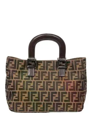 Fendi Zucca-monogram Tote Bag - Brown