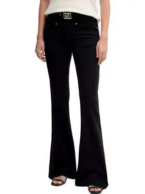 GAUDI Flared Leg Jeans - Black