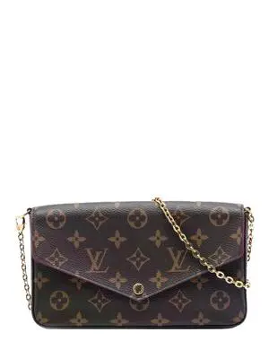 LOUIS VUITTON Monogram Pochette Felicie - Brown