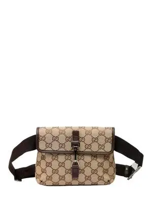 Gucci Gg Canvas Jackie Belt Bag - Brown