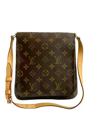 LOUIS VUITTON 2001 Monogram Musette Salsa Pm - Brown