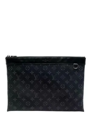 LOUIS VUITTON Monogram Eclipse Discovery Pochette Gm - Black