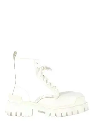 Balenciaga Strike Combat Boots - White