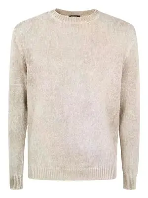 Avant Toi Crew-neck Sweater - Neutrals