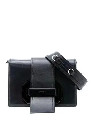 PRADA City Calf Plex Ribbon Crossbody Bag