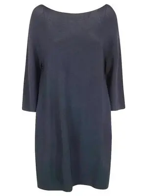 Liviana Conti Boat-neck Dress - Blue