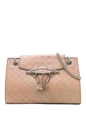 Gucci Large Sima Emily Shoulder Bag - Brown