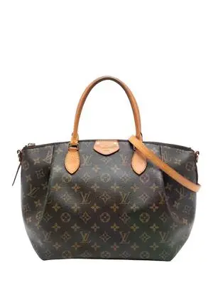 LOUIS VUITTON 2015 Monogram Turenne Mm Satchel - Brown