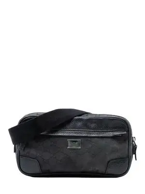 Gucci Gg Nylon Waist Bag - Black