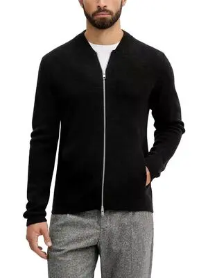 LINDBERGH Zip Cardigan - Black