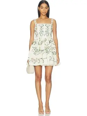 Agua Bendita Lima Mini Dress - Ivory