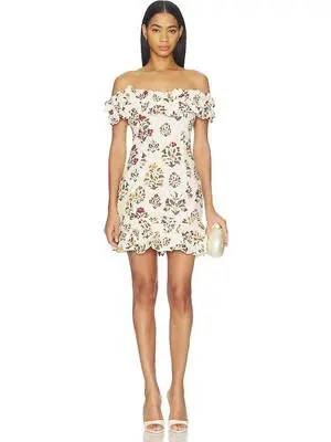 Agua Bendita Jardin Mini Dress - Ivory