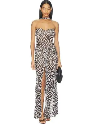 Superdown Britlee Maxi Dress - Zebra