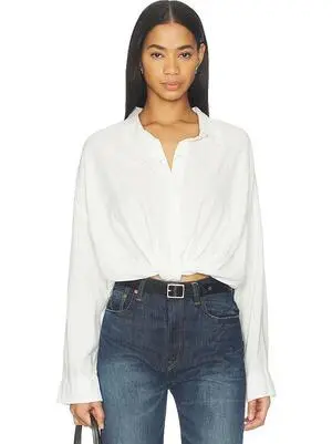 Denimist Twisted Front Shirt - White
