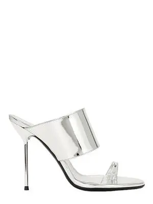 Paris Texas Lidia Thong Mule - Metallic Silver