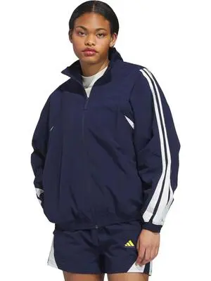 Adidas Basketball Woven Jacket - Night Indigo