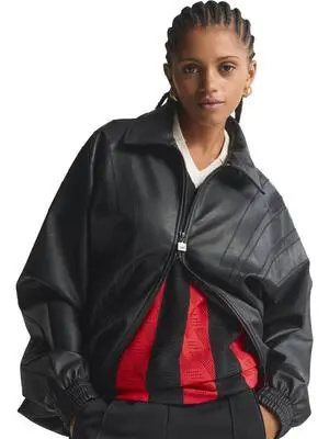 Adidas Santiago Pleather Jacket - Black