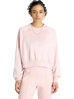 Adidas Pearl Jacquard Sweatshirt - Sandy Pink