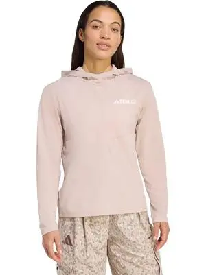 Adidas Terrex Multi Climacool Hooded Top - Wonder Taupe