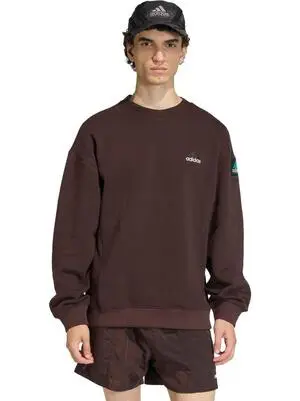 Adidas Equipment Rib Crewneck Sweatshirt - Aurora Coffee