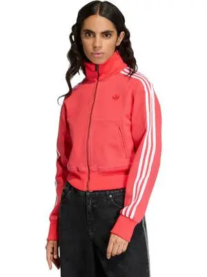 Adidas Firebird Denim Track Top - Semi Lucid Red