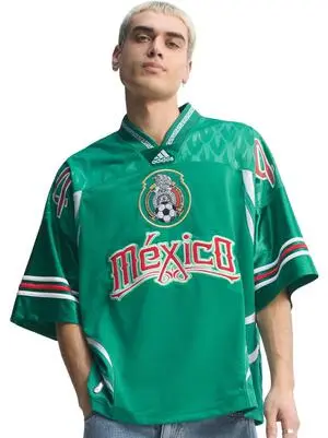 Adidas Bringbacks Remixed Mexico Jersey - Bold Green / White / Better Scarlet