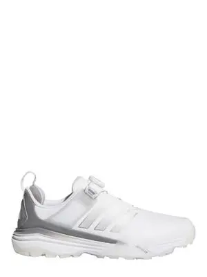 Adidas Spikeless Golf Shoes - Cloud White / Silver Metallic / Grey Two
