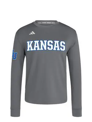 Adidas Kansas Jayhawks Dugout Crew - Team Dark Grey / White / Ncaa-kan-7ka