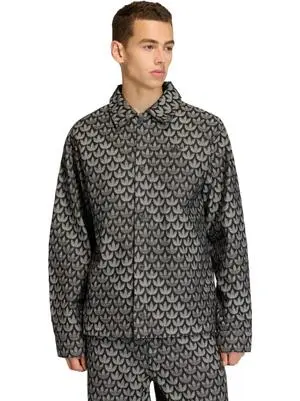 ADIDAS Denim Monogram Shirt M